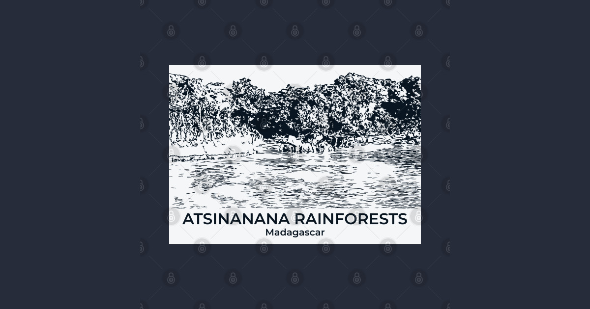 Atsinanana Rainforests - Madagascar - Atsinanana Rainforests - T-Shirt ...