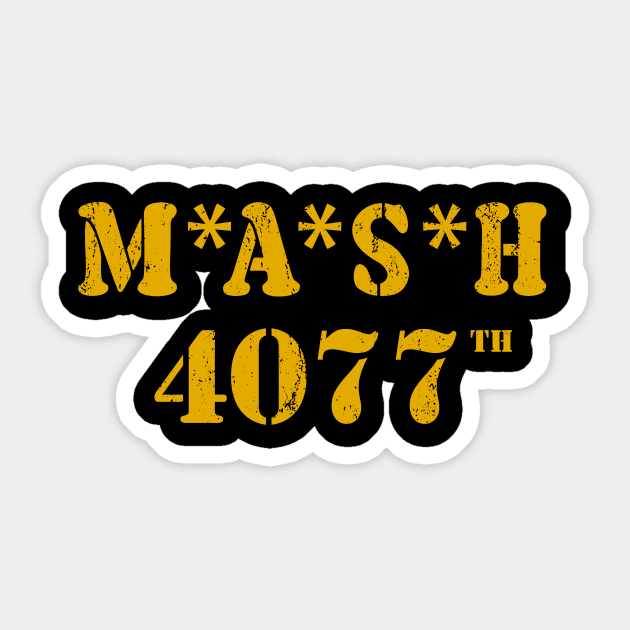 Mash 4077 - Retro Gift - Mash 4077 - Sticker | TeePublic