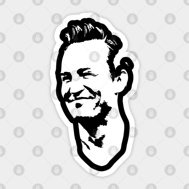 Matthew Perry no text - Matthew Perry - Sticker | TeePublic