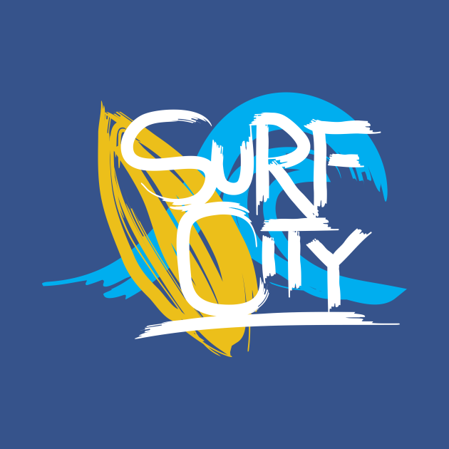 Surf City - Surf - T-Shirt | TeePublic