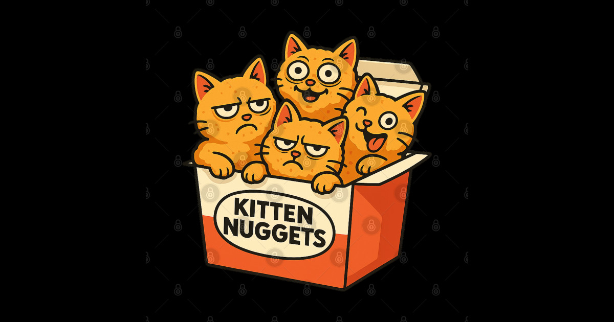 kitten-nuggets - Kitten Nuggets - Sticker | TeePublic