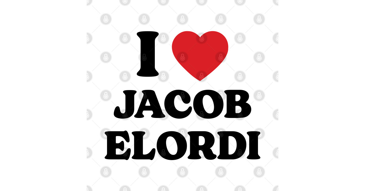 I Heart Jacob Elordi v2 - I Love Jacob Elordi - T-Shirt | TeePublic