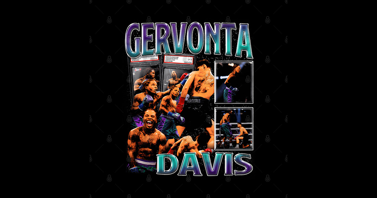 Gervonta Davis Retro Collage - Gervonta Davis Retro Collage - Sticker ...
