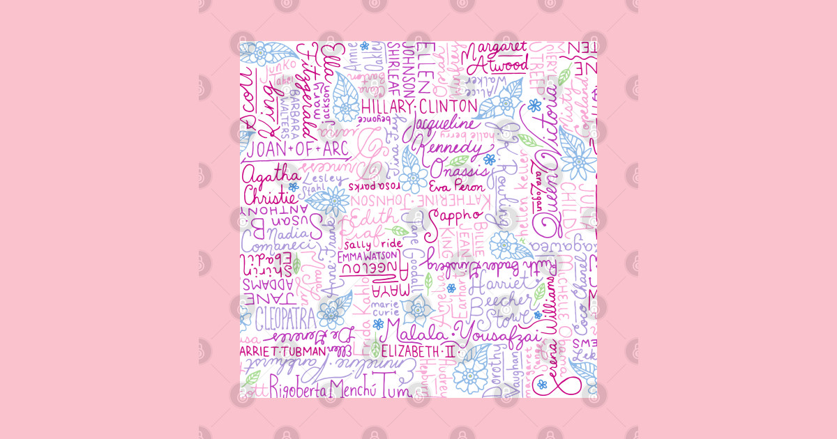 Strong Women Pink Palette - Strong Women - T-Shirt | TeePublic