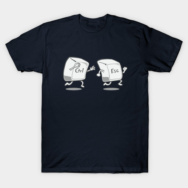 Funny! Control and Escape Buttons - Funny - T-Shirt | TeePublic
