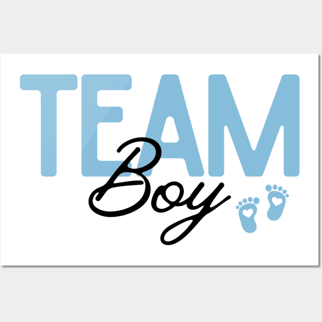Team Boy Gender Reveal - Team Boy - Posters and Art Prints | TeePublic