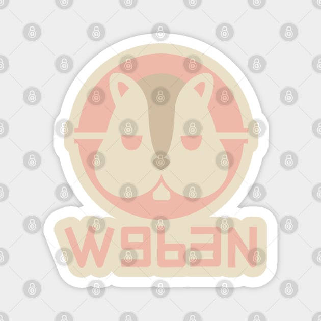 Lycoris Recoil Walnut Kurumi's logo - Lycoris Recoil - Magnet | TeePublic