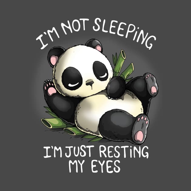 Resting Panda - Panda - T-Shirt | TeePublic