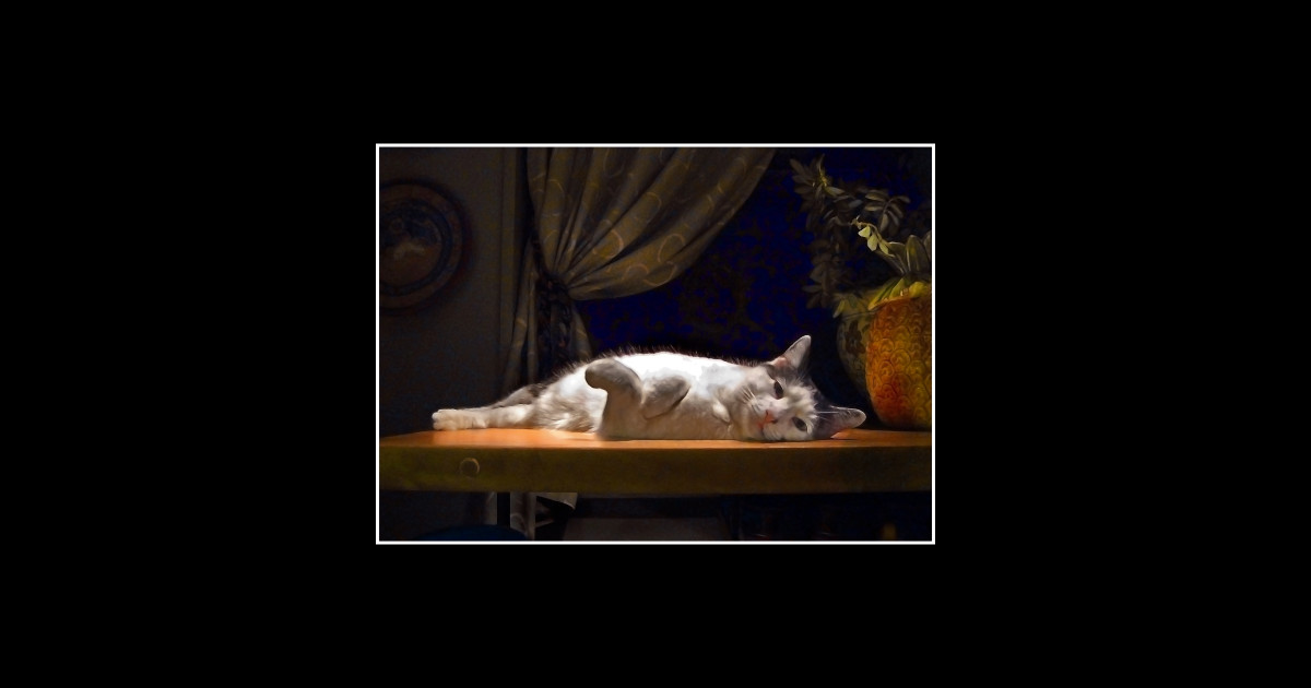 Portrait of Ernie - Cat - Sticker | TeePublic