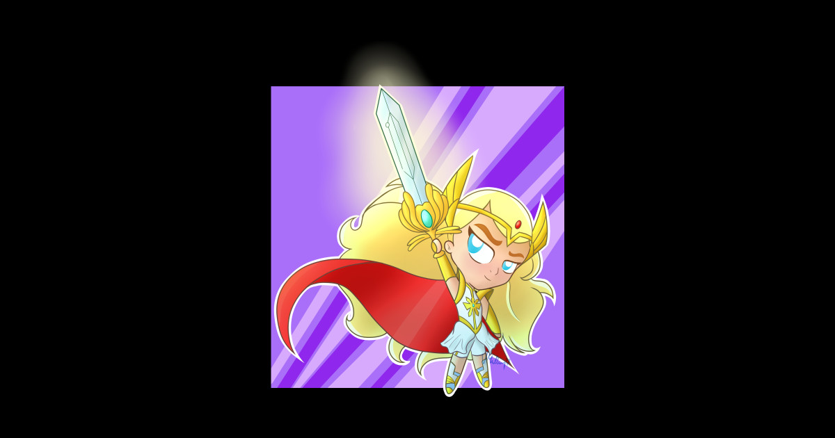 Chibi She Ra - Shera Princess Of Power - Sticker | TeePublic