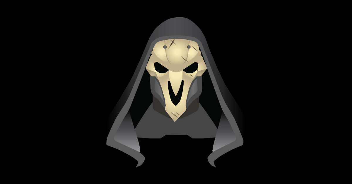 Minimalist Reaper - Overwatch - Sticker | TeePublic