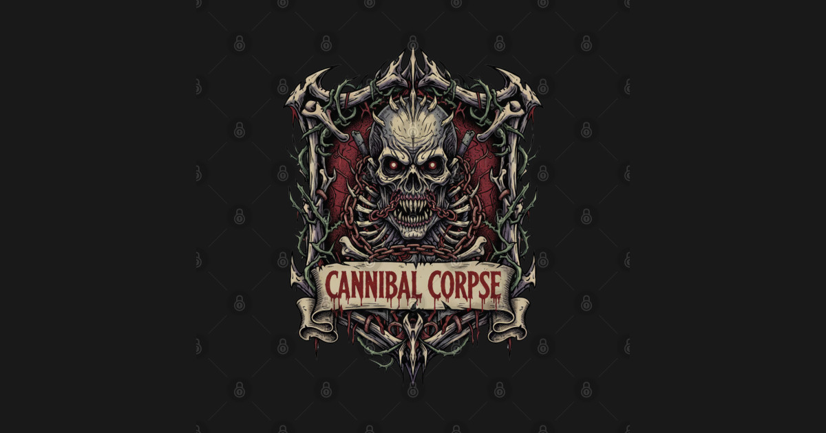 Death Metal Skeleton - Eternal Torment Illustration - Death Metal - T ...