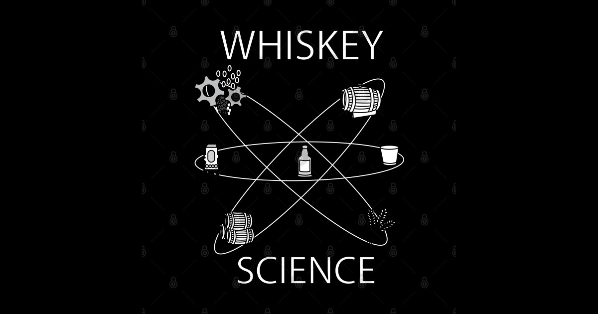 Whiskey Science - Whiskey - Sticker | TeePublic