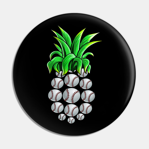 Pineapple Baseball Hawaiian Aloha Beach - Pineapple Baseball - Pin ...