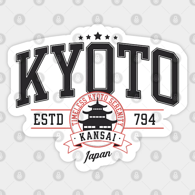 Kyoto - Kansai - Japan - Kyoto - Sticker | TeePublic