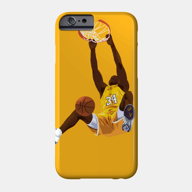 Shaquille O'Neal Dunk Cartoon - Shaquille Oneal - Phone Case | TeePublic