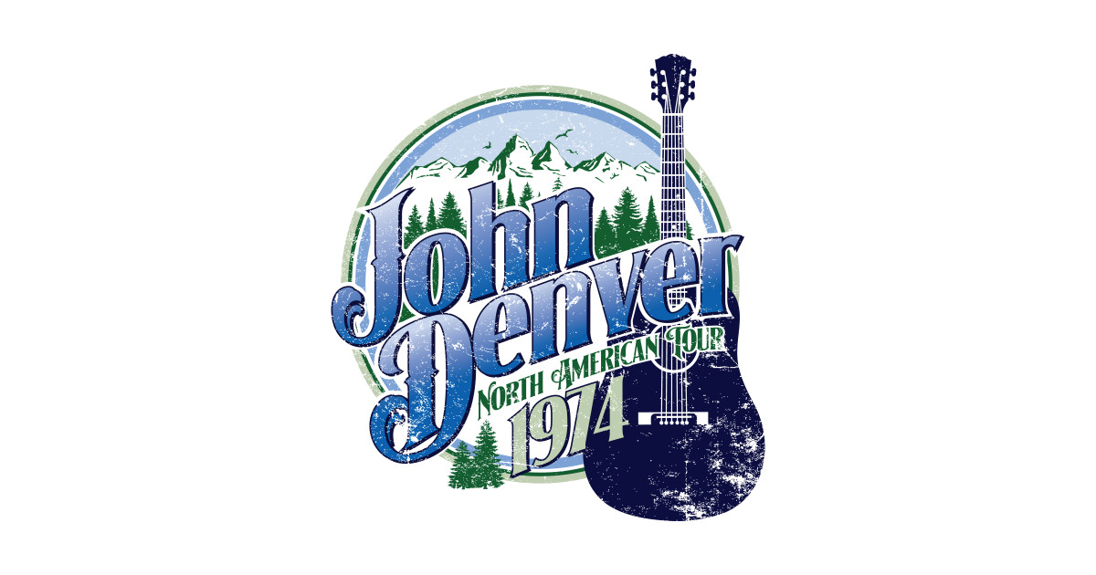 John Denver North American Tour - John Denver - T-Shirt | TeePublic