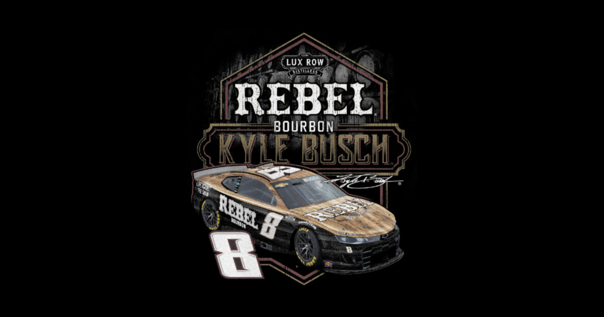 Kyle Busch Rebel Bourbon Pit Stop - Kyle Busch - Sticker | TeePublic