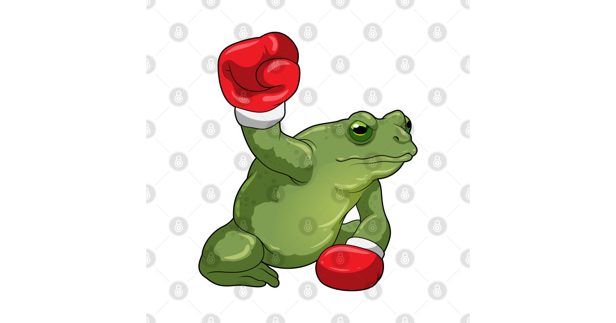 Frog Boxer Boxing gloves - Frog - T-Shirt | TeePublic