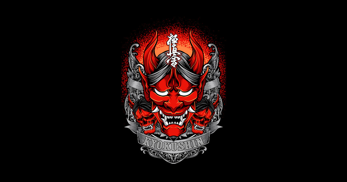 Kyokushin Demon - Kyokushin Karate - Sticker | TeePublic