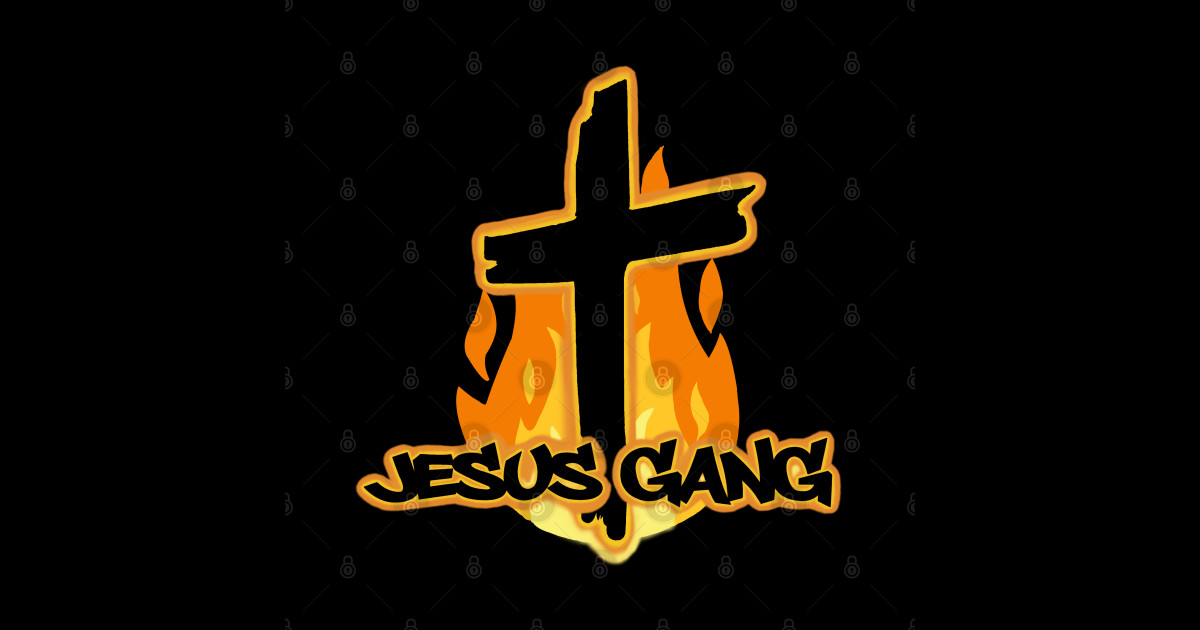 jesus gang - Christianity - Sticker | TeePublic
