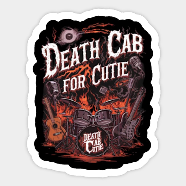 Death Cab for Cutie - Death Cab For Cutie - Sticker | TeePublic