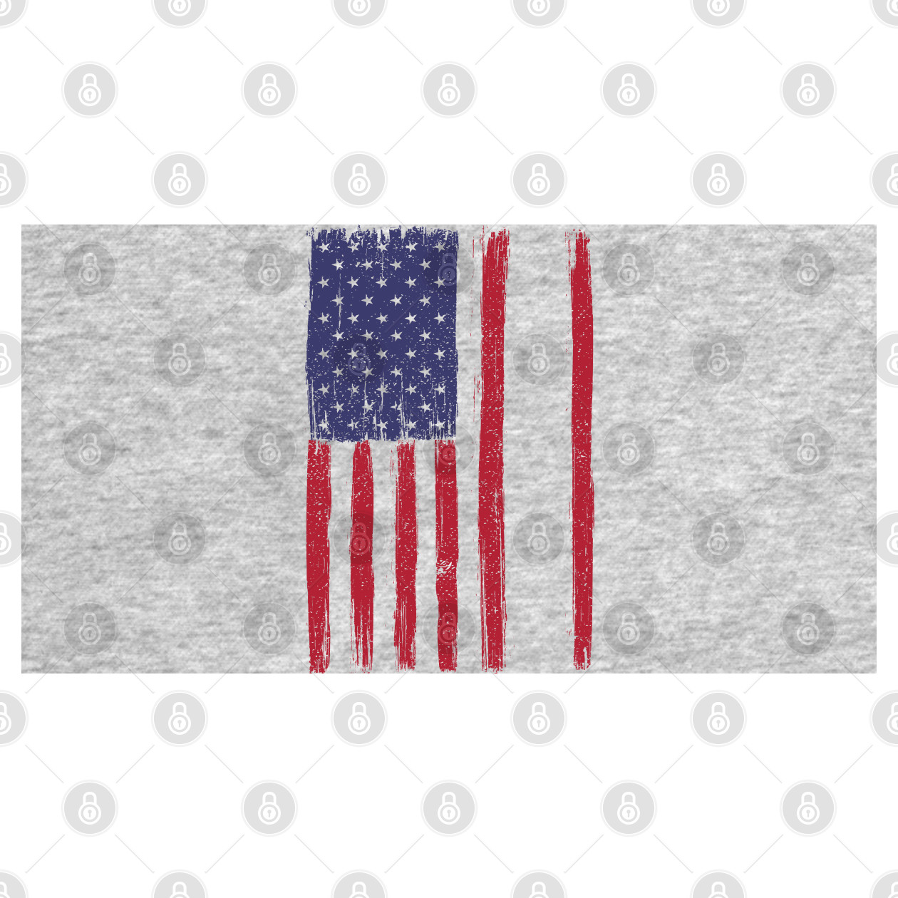 American Flag Grunge Antique Vintage Missing Stripe Thin Line ...