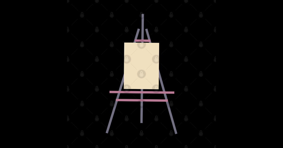 canvas stand paint vector art - Stand - Posters and Art Prints | TeePublic