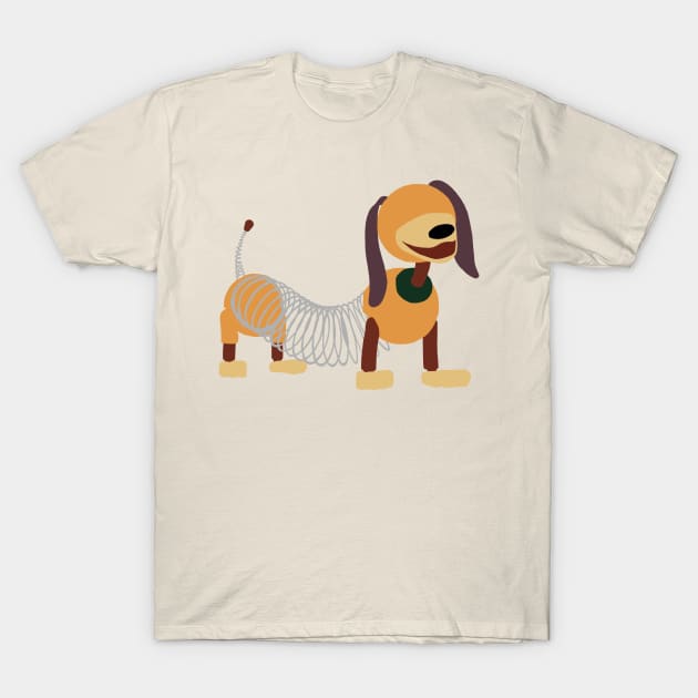 Very Bendy Dog - Slinky - T-Shirt | TeePublic