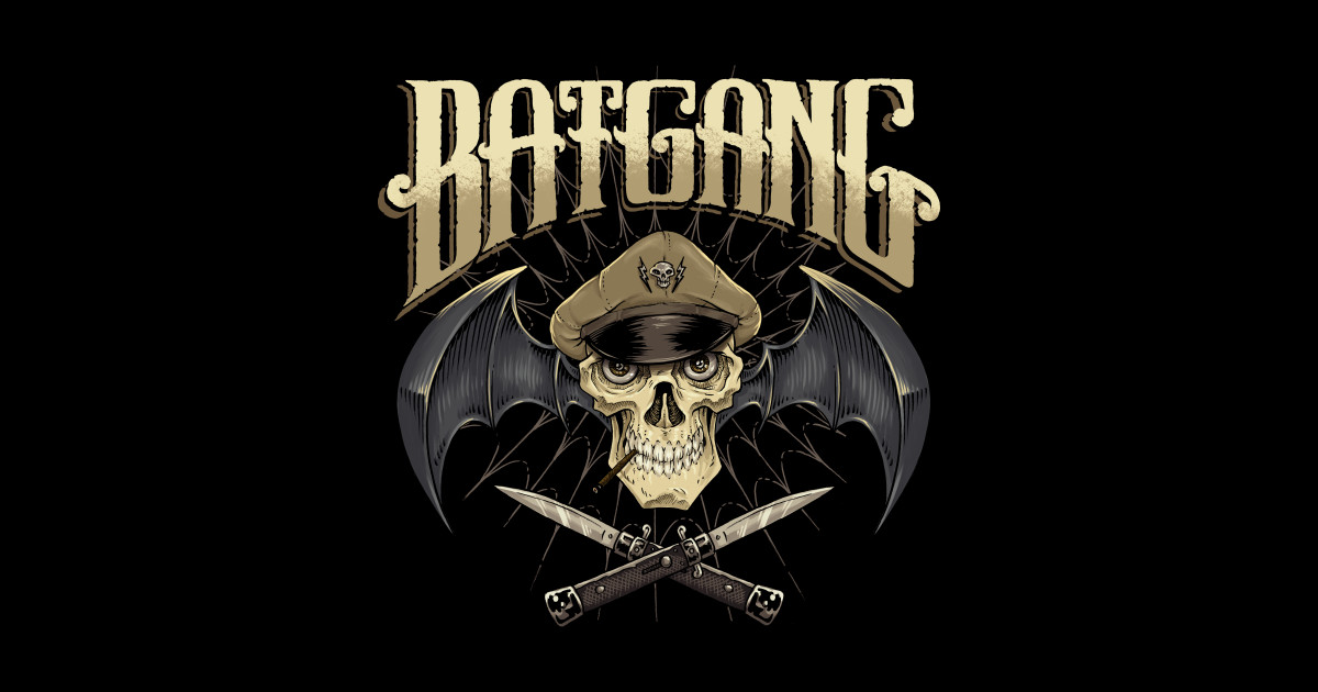 Batgang - 50s Greaser - Sticker | TeePublic