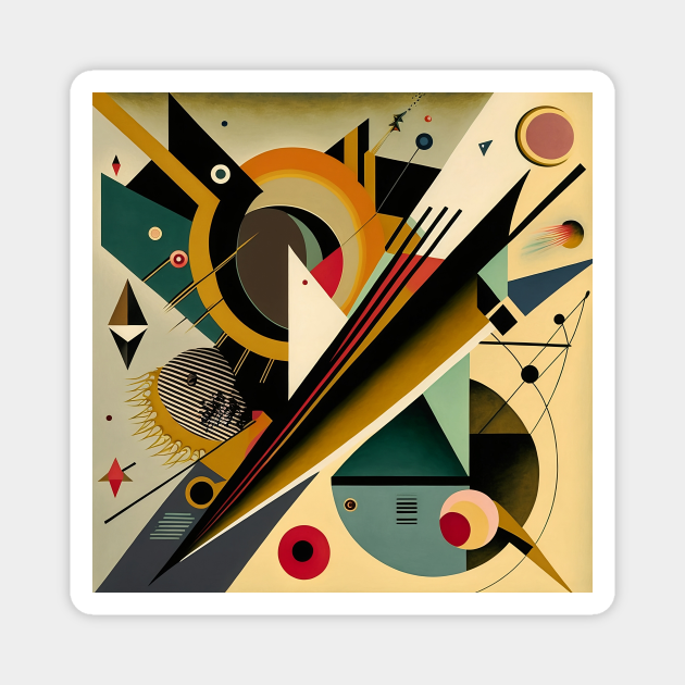 Kandinsky-esque I - Kandinsky - Magnet | TeePublic