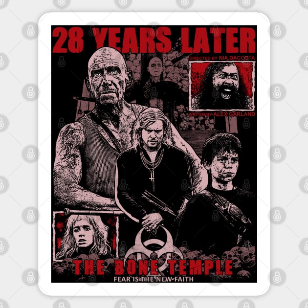 28 Years Later The Bone Temple - 28 Years Later - Sticker | TeePublic