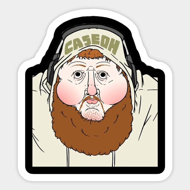 Caseoh Cartoon Meme Limited Time Only - Caseoh - Sticker | TeePublic