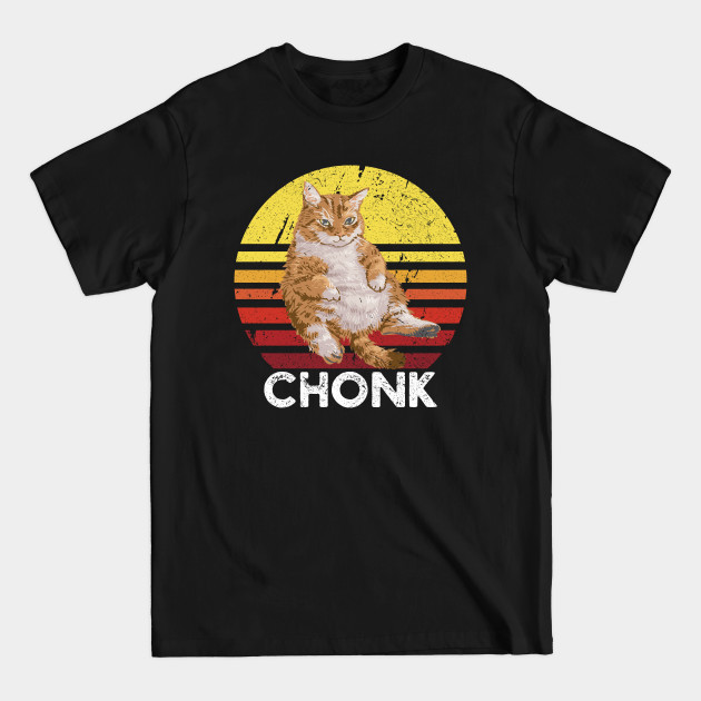 Funny Chonk Scale Cat Meme Memes - Chonk Cat - T-Shirt