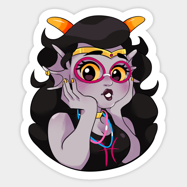 Feferi homestuck - Homestuck - Sticker | TeePublic