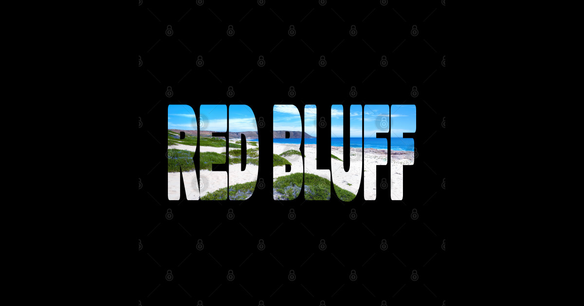 RED BLUFF - Western Australia Perfect Beach - Red Bluff - Sticker ...