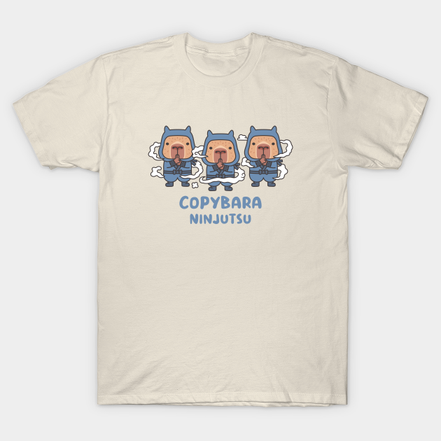 Cute Capybaras Ninja Copybara Ninjutsu - Cute Capybara - T-Shirt ...