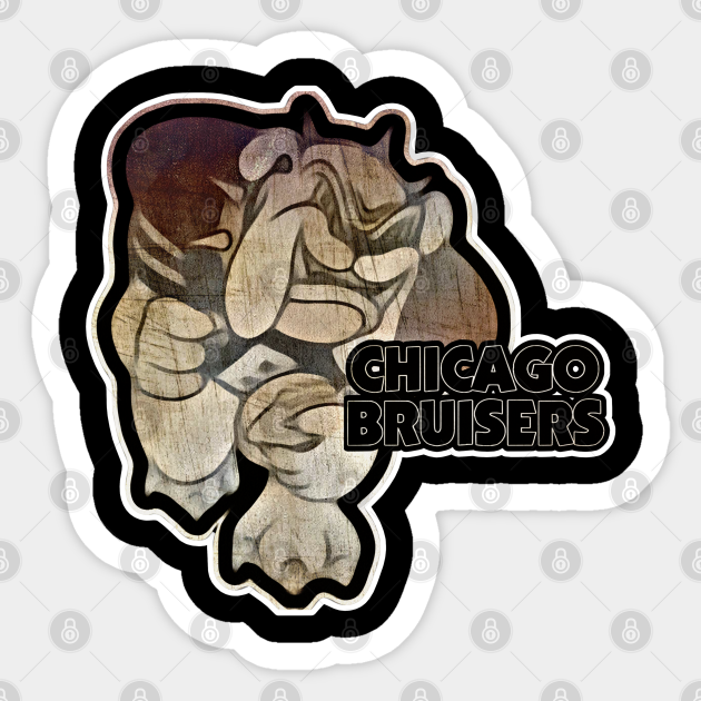 Chicago Bruisers Football - Chicago Bruisers - Sticker | TeePublic