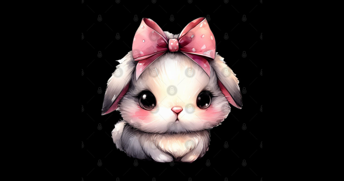 Little Cuties - Flopsy Bunny - Bunny Rabbit - Sticker | TeePublic