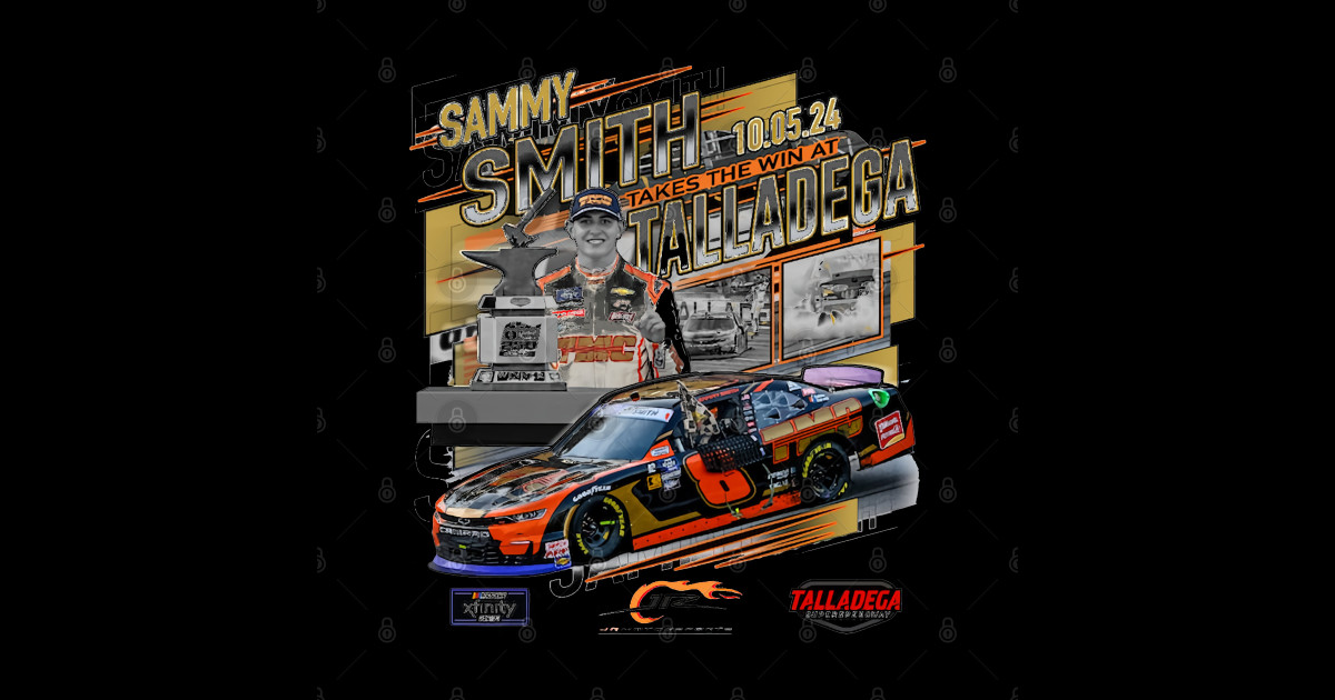 Sammy Smith 2024 Xfinity Series United Rentals - Sammy Smith - Sticker ...