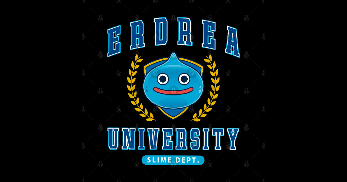Erdrea Slime University - Dragon Quest - Sticker | TeePublic