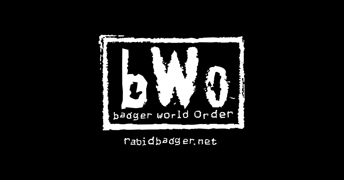 Badger World Order (White) - Bwo - Sticker | TeePublic