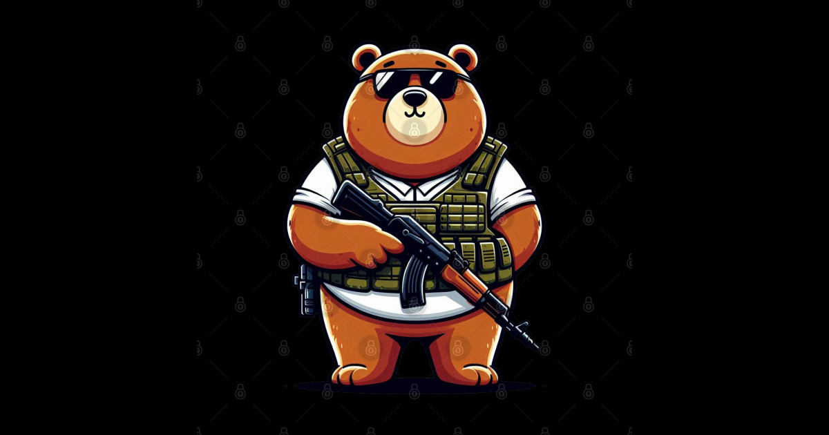 Tactical Bears - Tactical - Sticker | TeePublic