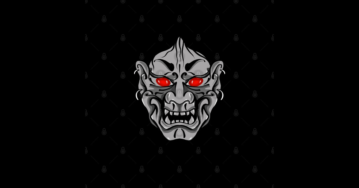 Evil face - Evil - Sticker | TeePublic