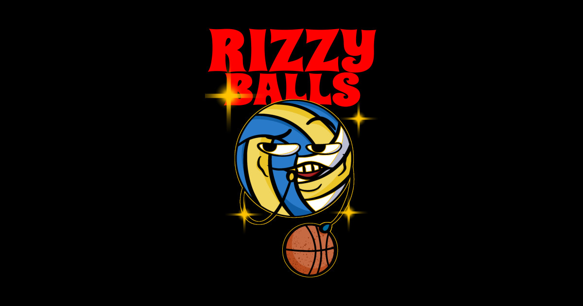 Funny Cute Rizz Balls Sports Gen Z Internet Slang Meme - Funny ...
