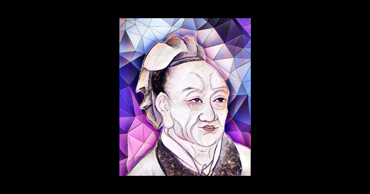 Sima Qian Pink Portrait | Sima Qian Artwork 8 - Sima Qian - Sticker ...