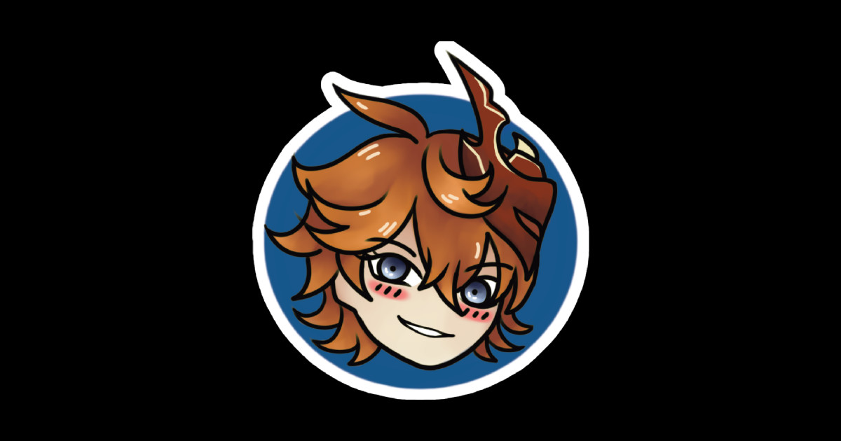 Childe (Tartaglia) Sticker - Genshin Impact - Sticker | TeePublic