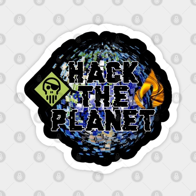 Hack the Planet - Hackers - Sticker | TeePublic