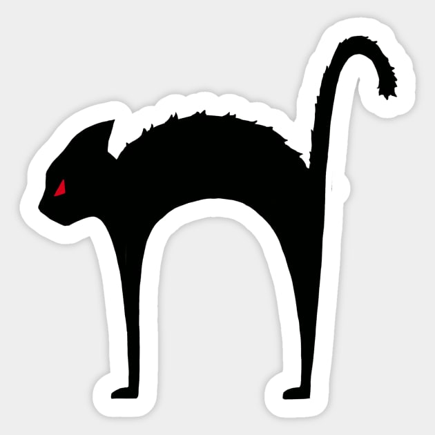 Angry Cat - Catshirt - Sticker | TeePublic
