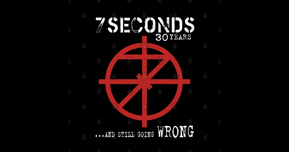 Vintage 7 seconds band Poster - 7 Seconds Band - Posters and Art Prints ...